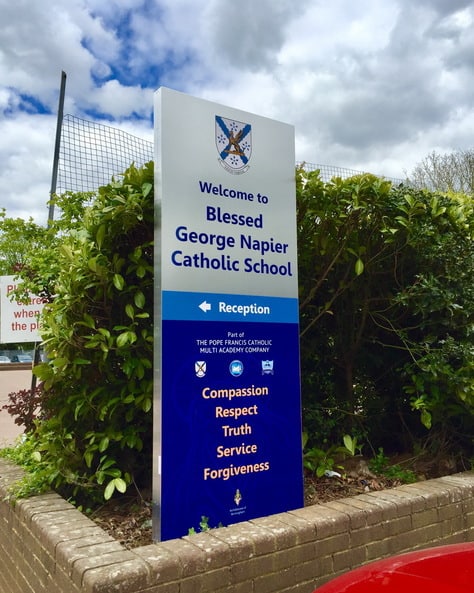 School Monoliths - School Signs