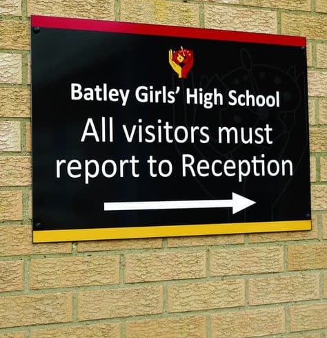 School Wall & Fence Signs - School Signs