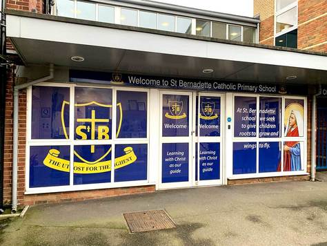 One-Way Door & Window Designs - School Signs