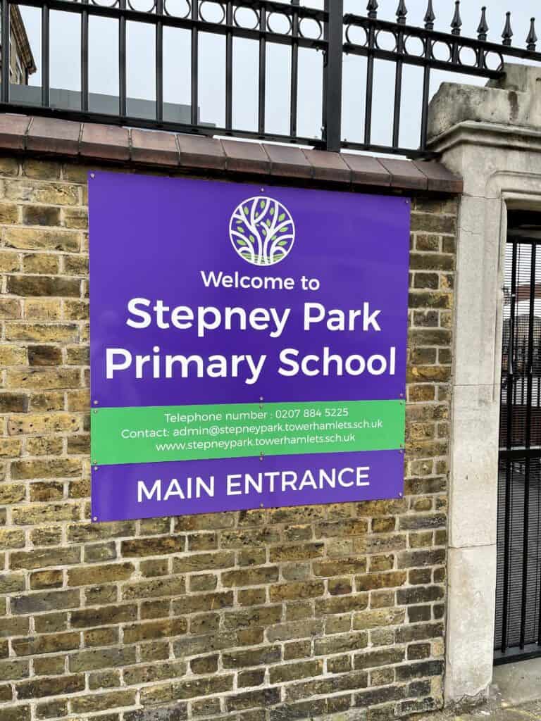 School Wall & Fence Signs - School Signs