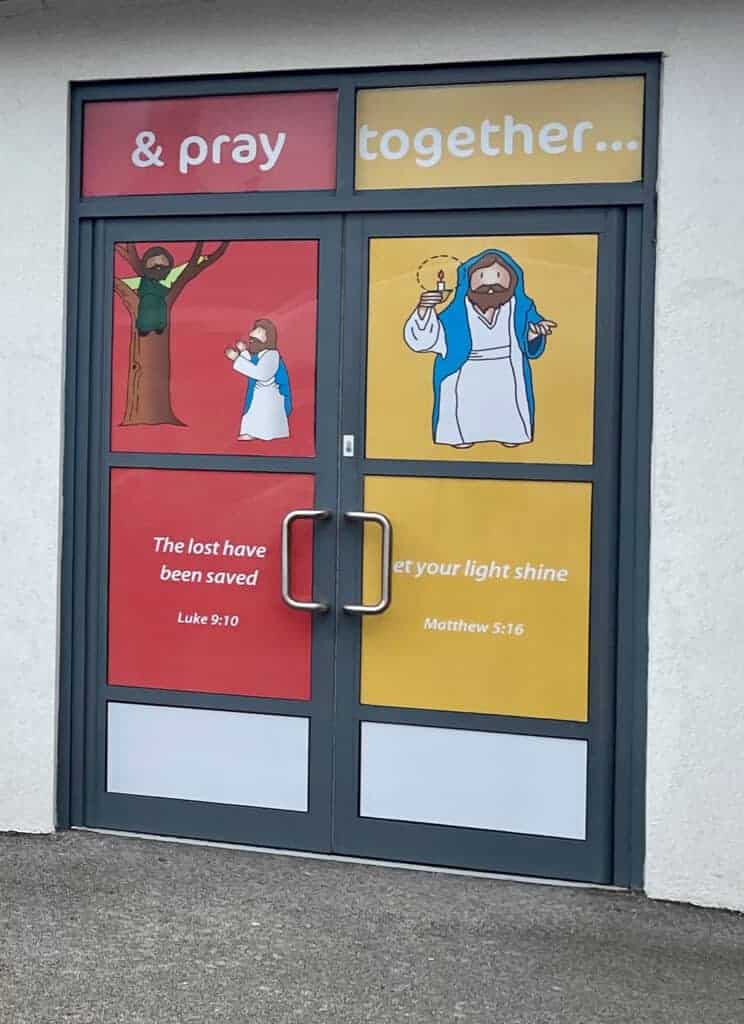 One-Way Door & Window Designs - School Signs