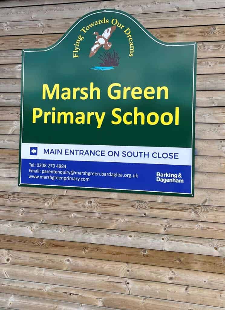 School Wall & Fence Signs - School Signs