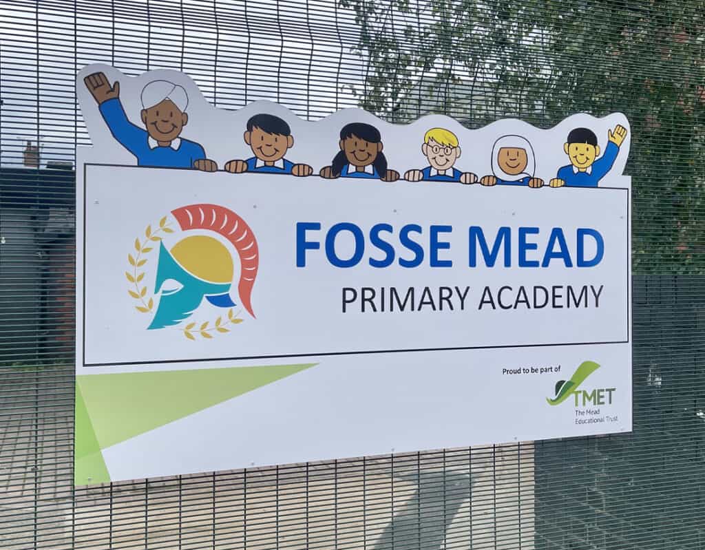 School Wall & Fence Signs - School Signs