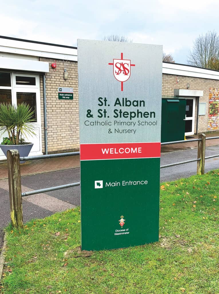 School Monoliths - School Signs