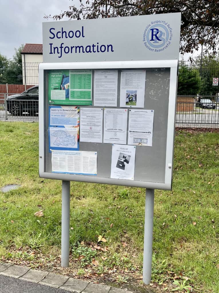 School Notice Boards - School Signs