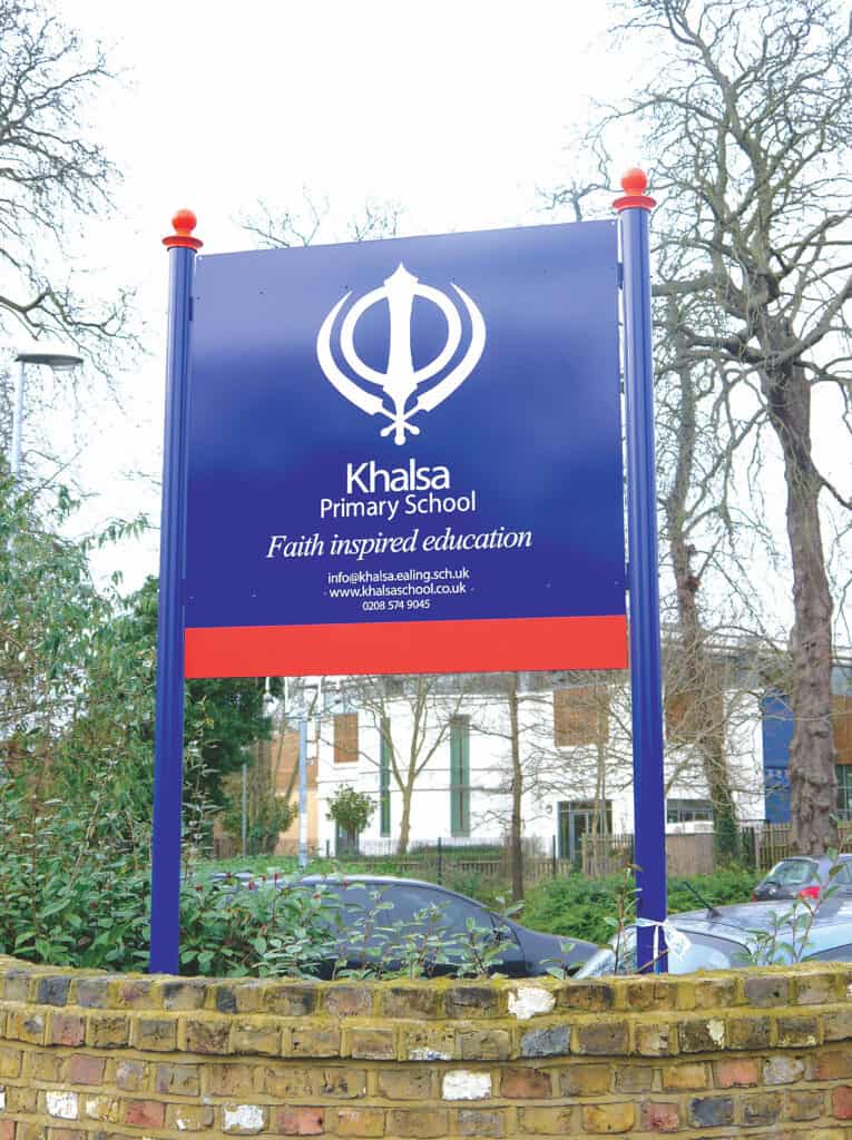 School Post Signs Platinum Range - School Signs