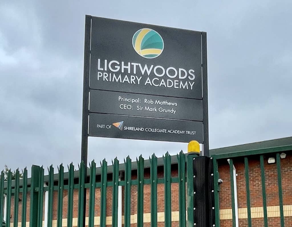 School Post Signs Platinum Range - School Signs