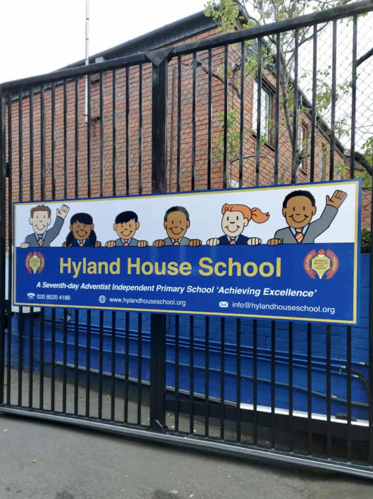 School Wall & Fence Signs - School Signs