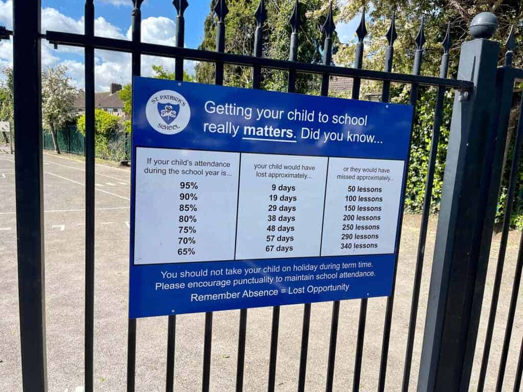 Attendance / Punctuality Boards - School Signs