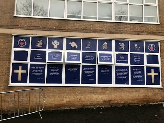 Catholic Social Teaching - School Signs