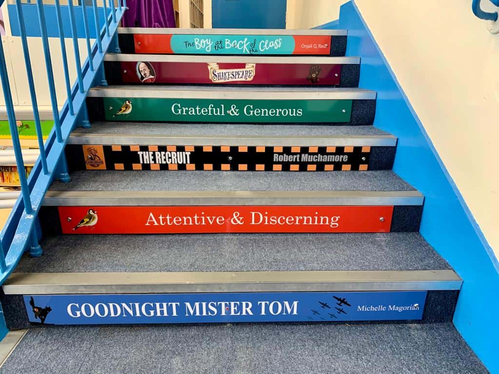 Stair Panels - School Signs
