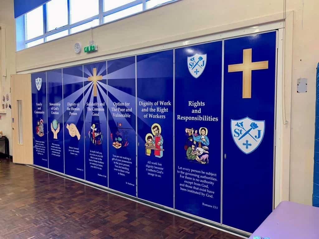 Catholic Social Teaching - School Signs