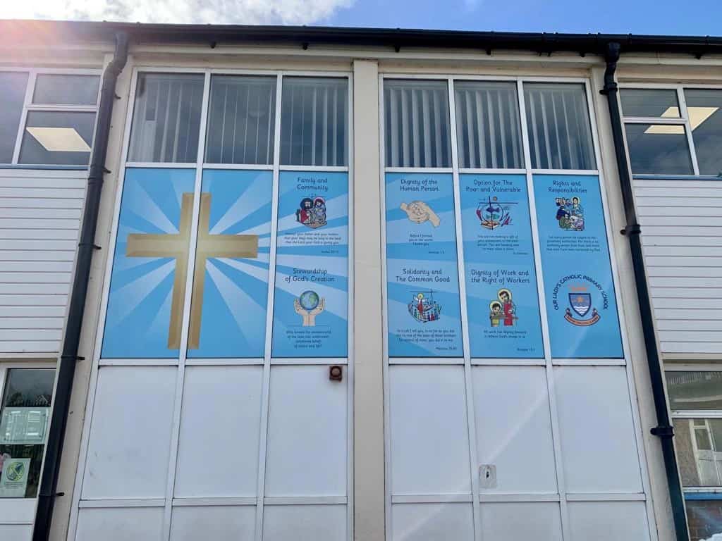 Catholic Social Teaching - School Signs