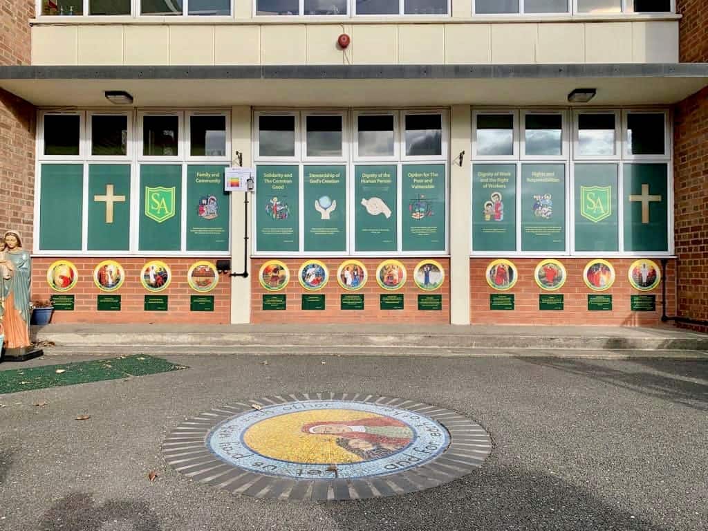 Catholic Social Teaching - School Signs
