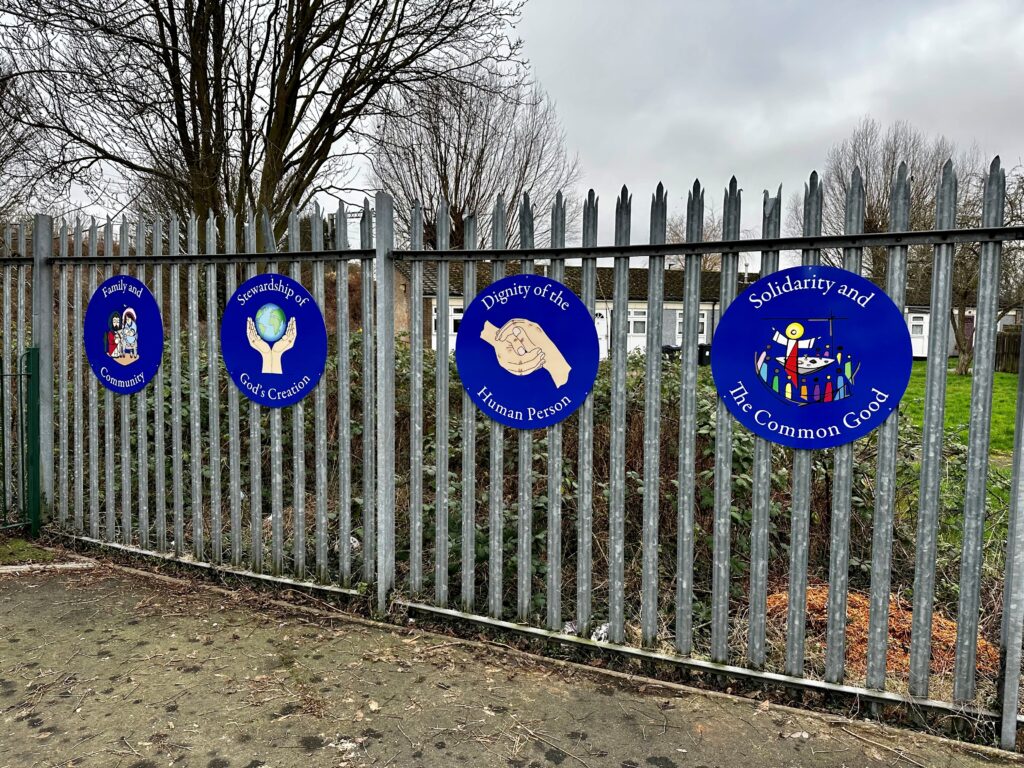 Catholic Social Teaching - School Signs