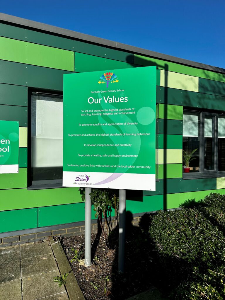 Post Signs Standard Range - School Signs