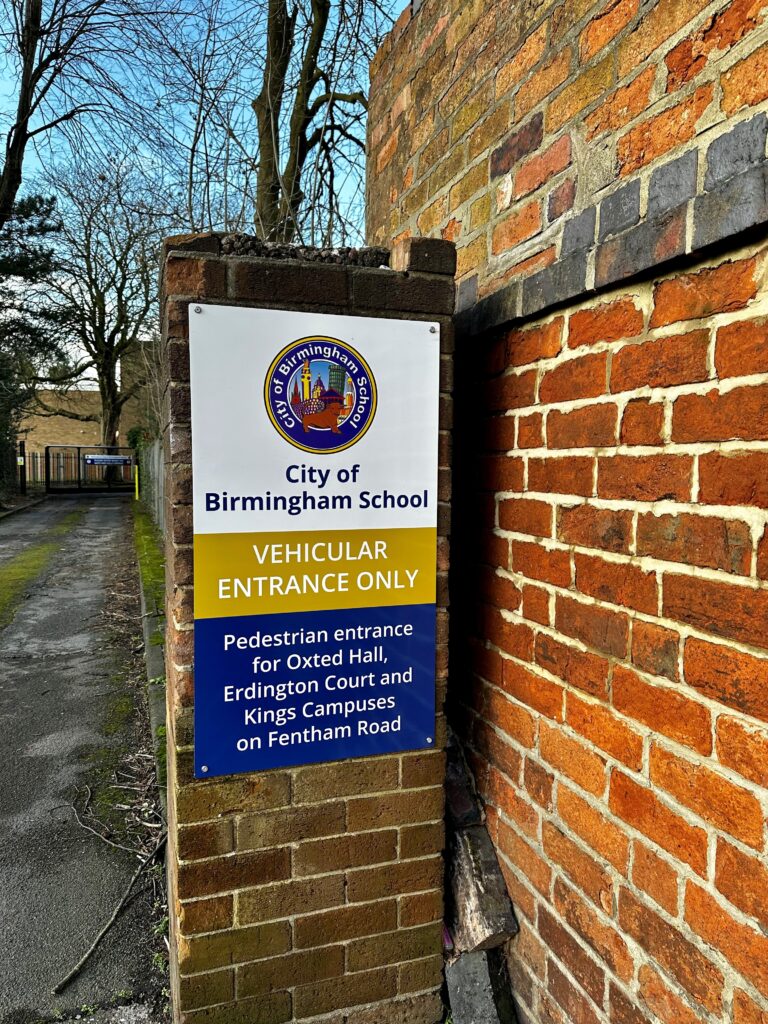 School Wall & Fence Signs - School Signs