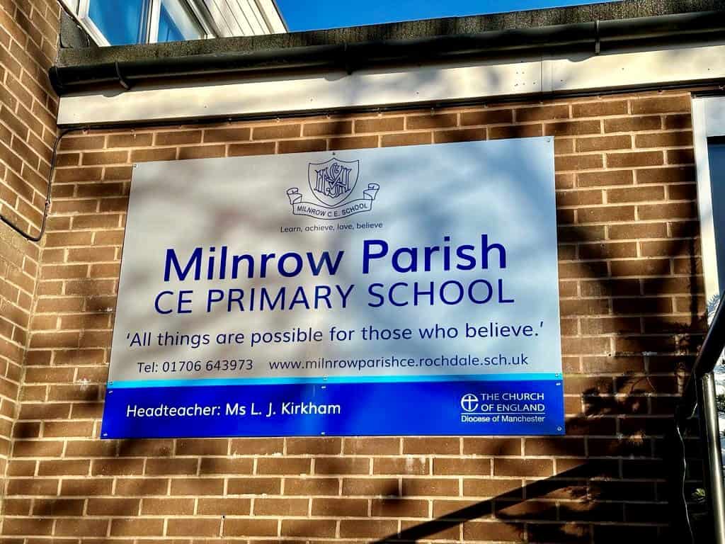 School Wall & Fence Signs - School Signs