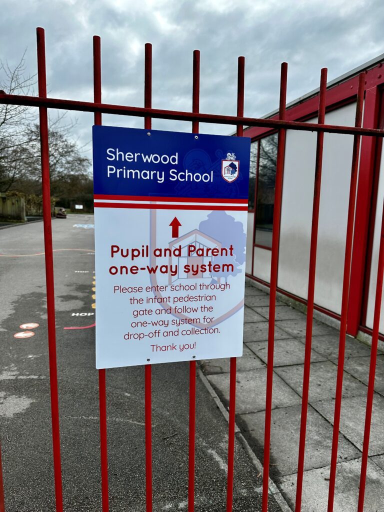 School Wall & Fence Signs - School Signs