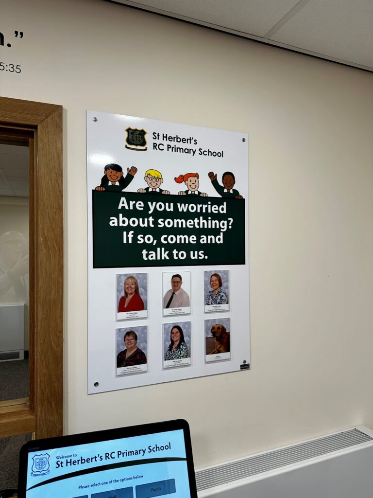 Safeguarding LensWalls™ - School Signs